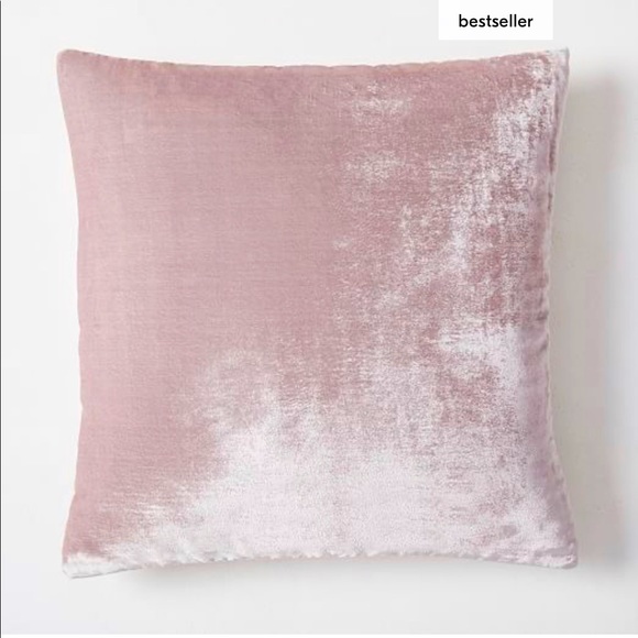 West Elm Velvet Pillow